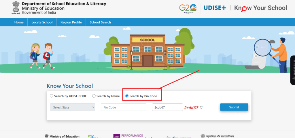 How to Search UDISE Code using Pincode and find your school Details, Track Records and Report ...