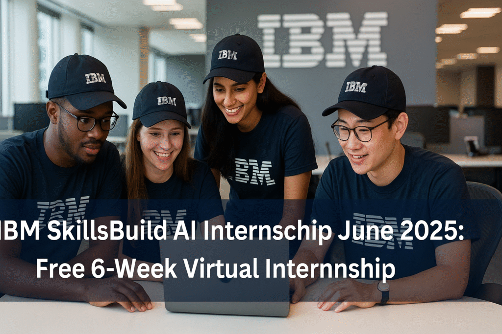 IBM SkillsBuild AI Internship June 2025: Free 6-Week Virtual Internship ...