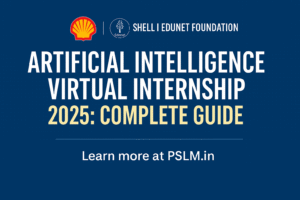 Shell & Edunet Foundation Artificial Intelligence Virtual Internship ...